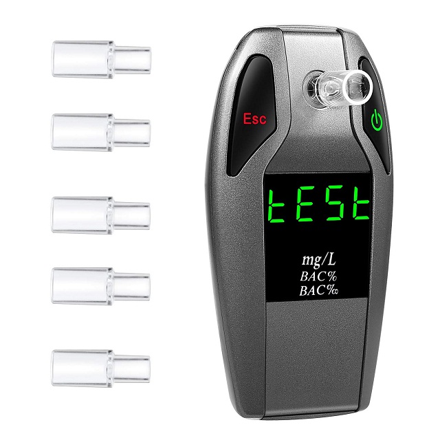 Breathalyzer,Fuel Cell Sensor Digital Breath Alcohol Tester and ...